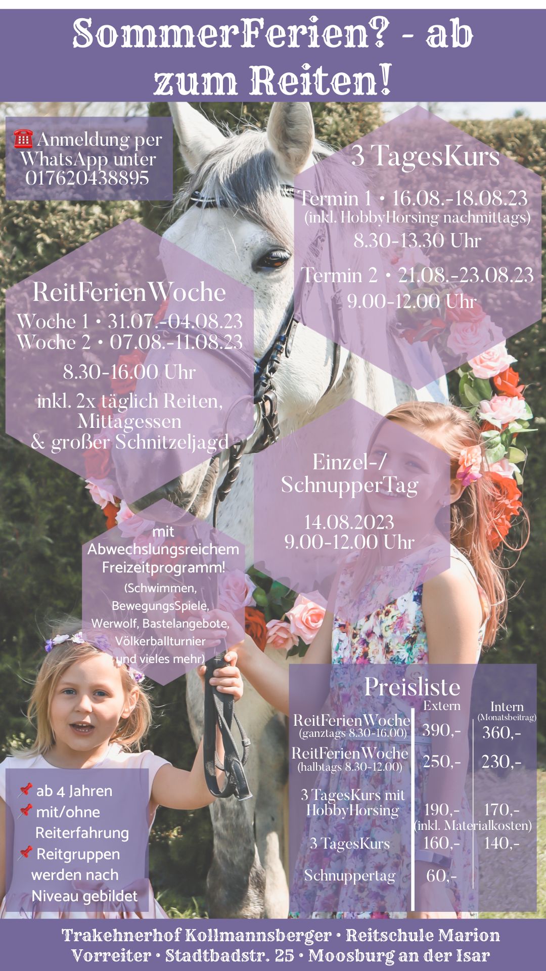 Ferienprogramm Sommer - Trakehnerhof-OK-MV